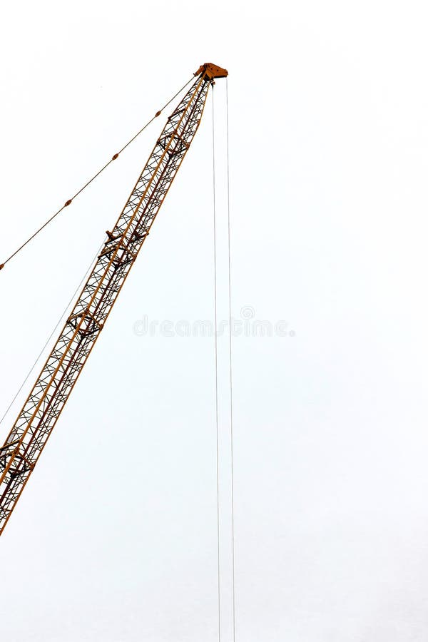 Machine for lifting stock photo. Image of sunset, architecture - 73541356