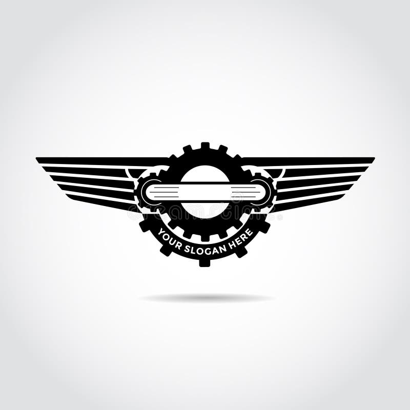 Machine Logo Template. Motorcycle Community Logo Design. Vector ...