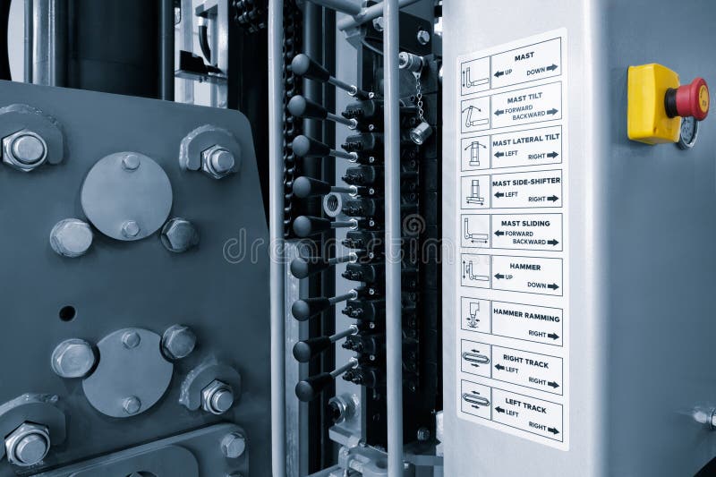 A Machine with a Lot of Buttons and Switches. Stock Photo - Image of ...