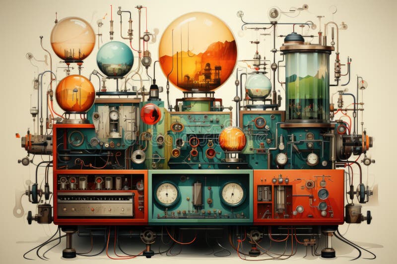 A Machine with a Lot of Different Things on Top of it. Generative AI ...