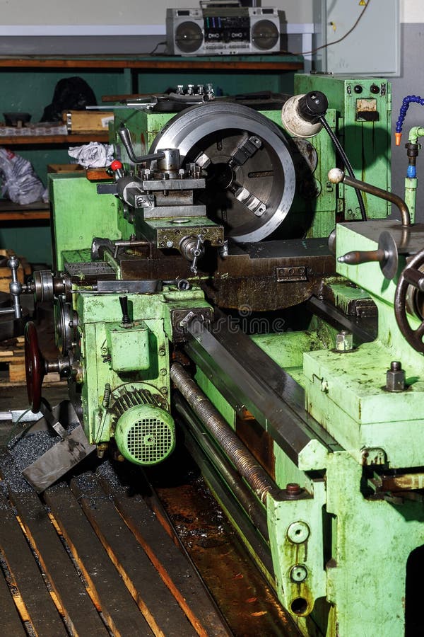 Metal Processing Machine. Detail of a Tool in Production Stock Image ...