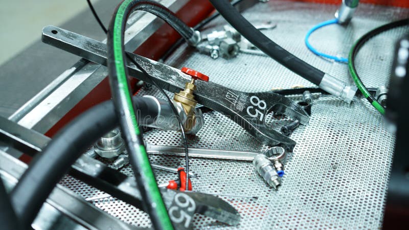 Machine Maintenance and Repair Equipment Stock Image - Image of parts ...