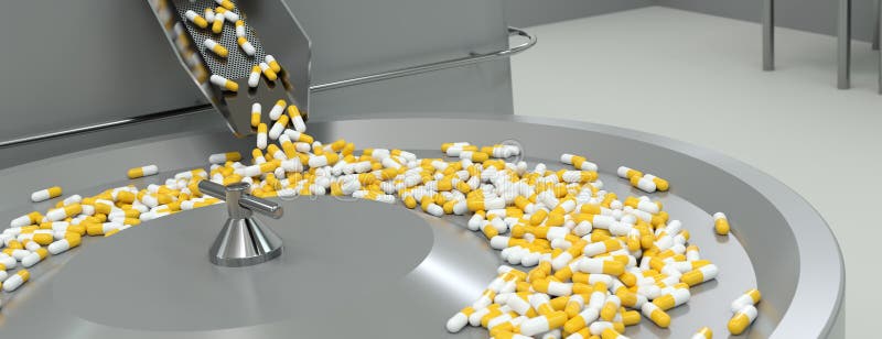 Machine that Makes Capsules in a Pharmaceutical Laboratory - 3D ...