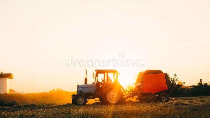 Broken Hay Baler Tractor Stock Photos - Free & Royalty-Free Stock ...