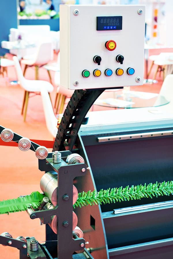 Machine for Making Artificial Christmas Tree Branches Stock Image ...