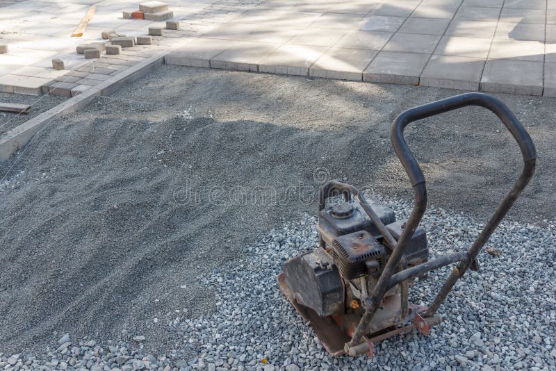 Machine De Enfoncement Manuelle Pour Le Sol De Compactage Sur La Route ...