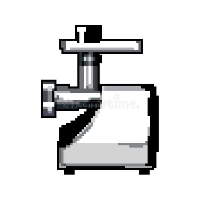 Machine Meat Grinder Game Pixel Art Vector Illustration Stock Vector ...