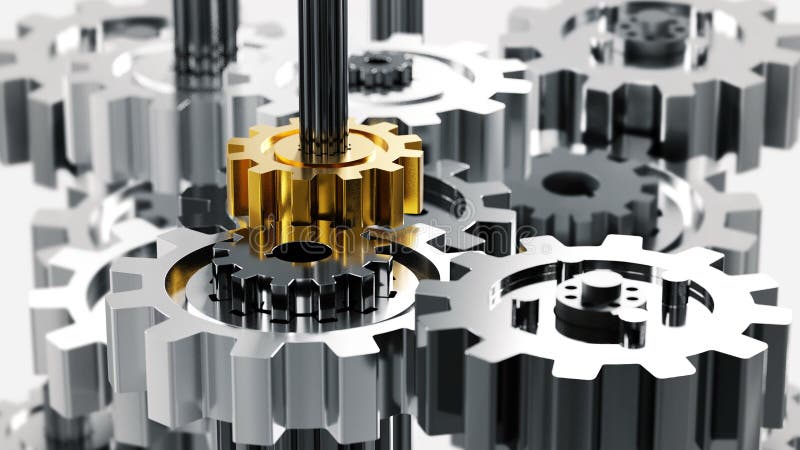 Mechanical Engineering Concept Stock Illustration - Illustration of ...