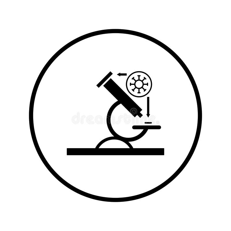 Machine, Medical, Micro Icon. Black Vector Graphics Stock Illustration ...