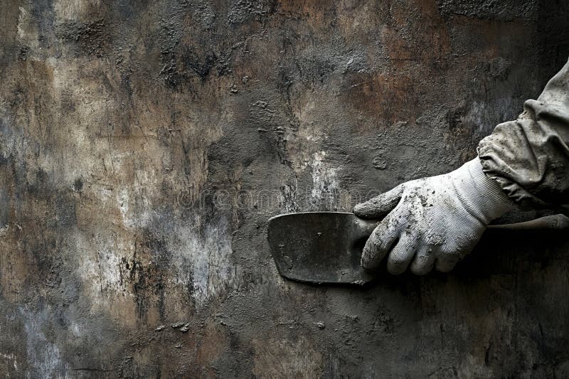 A Machine for Mixing Building Compounds in White Liquid Putty, with ...