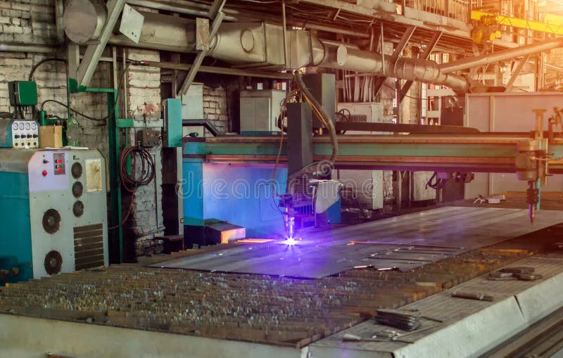 Machine for Modern Automatic Plasma Laser Cutting of Metals, Plasma ...