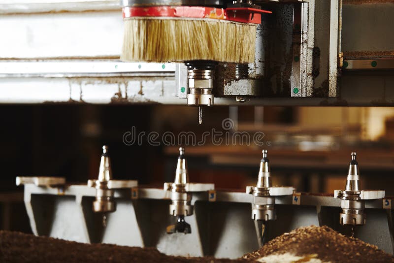 Machine with Numerical Control for Cutting Wood with Various Router ...