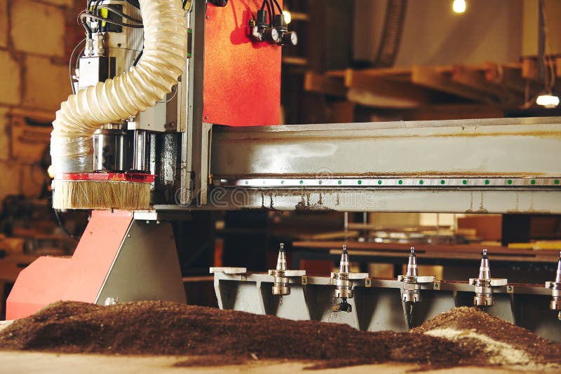 Machine with Numerical Control for Cutting Wood with Various Router ...