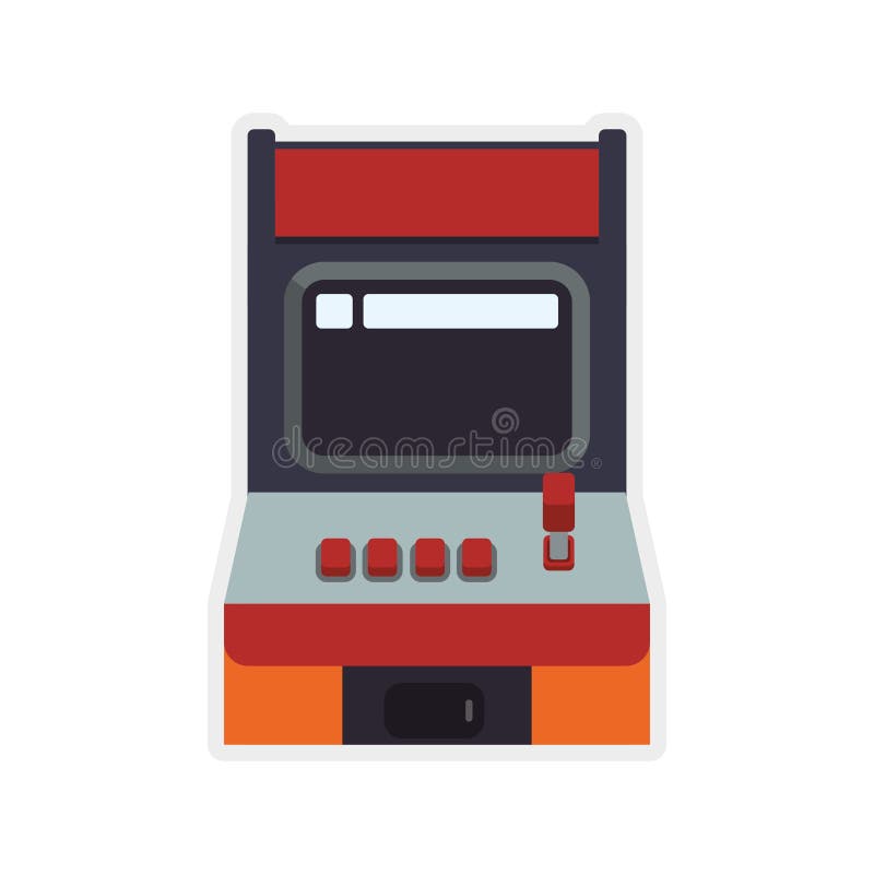 Machine Old Pixel Video Game Play Icon. Vector Graphic Stock Vector ...