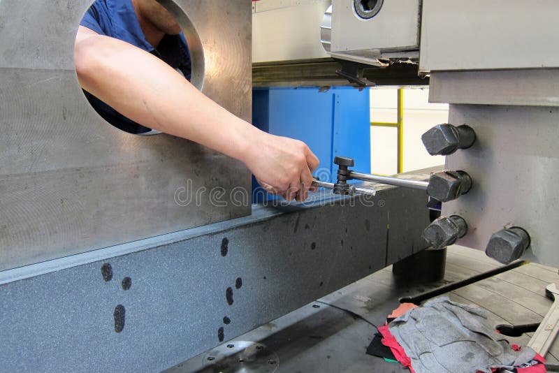 Machine operataing stock photo. Image of alow, adjust - 58211650