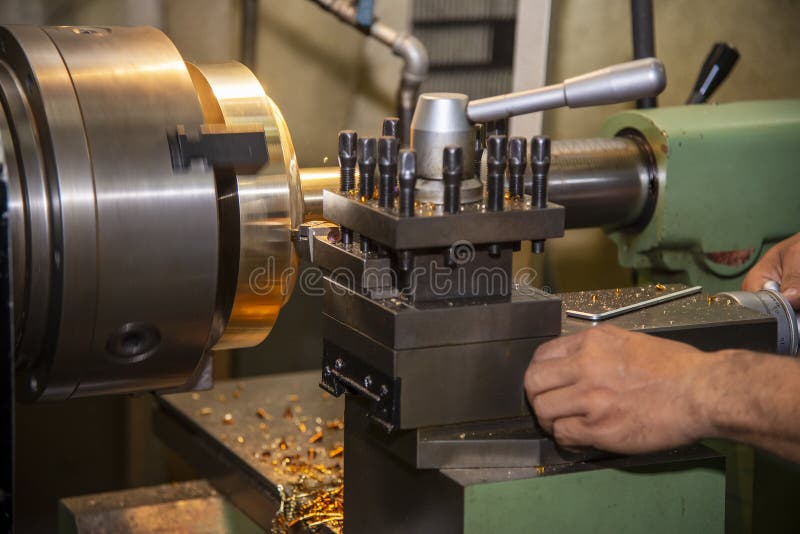 The Machine Operator Working with Lathe Machine Stock Photo - Image of ... The Machine Operator Working with Lathe Machine Stock Photo - Image of ...