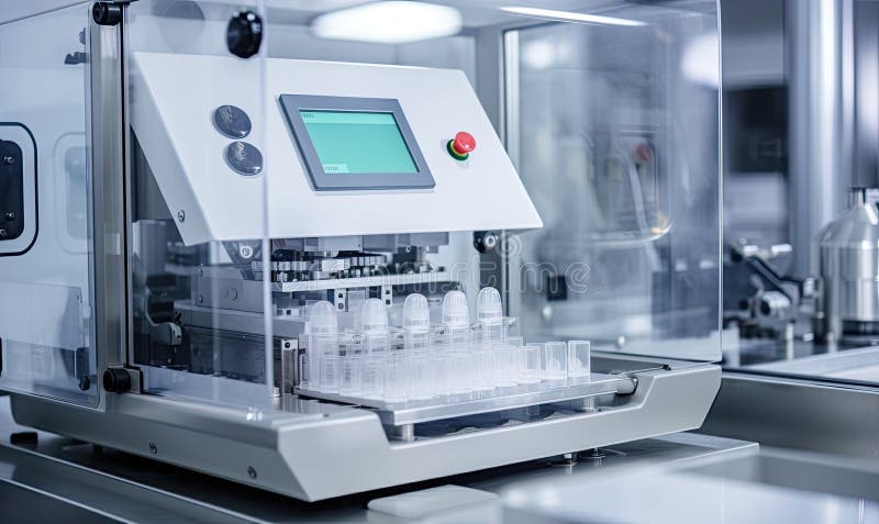 A Machine Overflowing with Colorful Bottles Stock Illustration ...