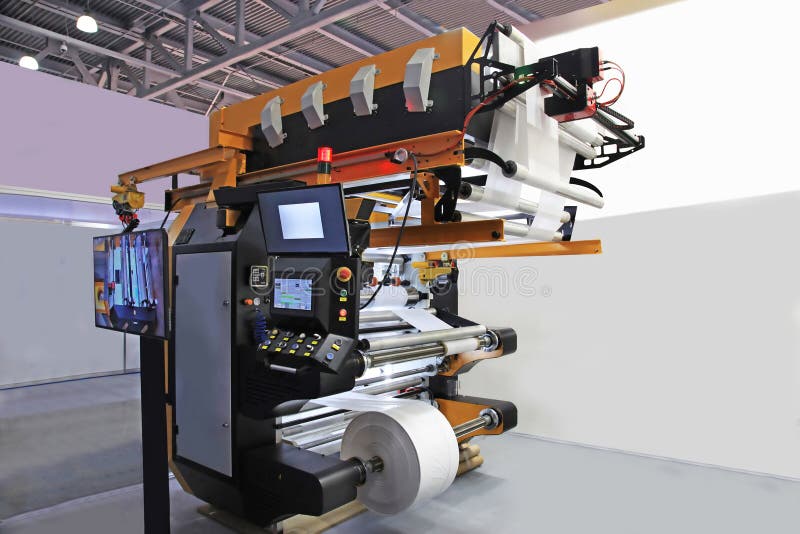 Machine for Packaging Industry Stock Photo - Image of automated ...