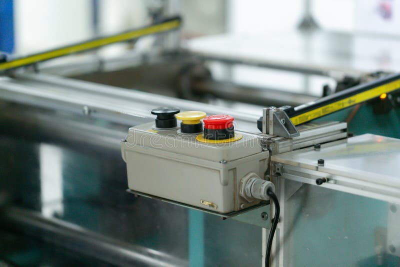 Machine Part with Pneumatic Equipment and Hydraulic System, Electric ...