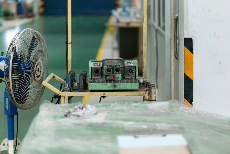 Machine Part with Pneumatic Equipment and Hydraulic System, Electric ...