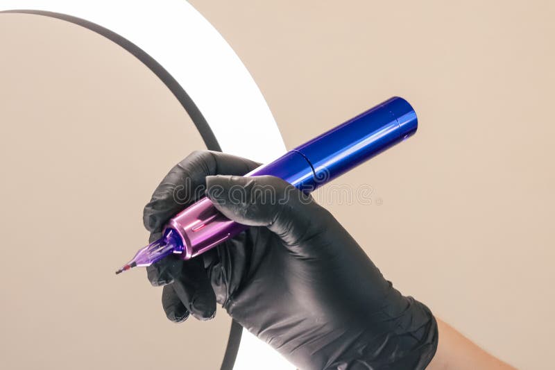 Machine for Permanent Makeup . Close Up Stock Image - Image of ...