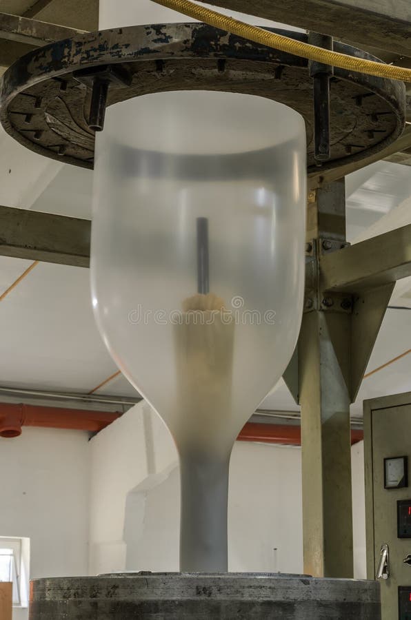 Machine with Polyethylene for the Production of Plastic Bags Stock ...