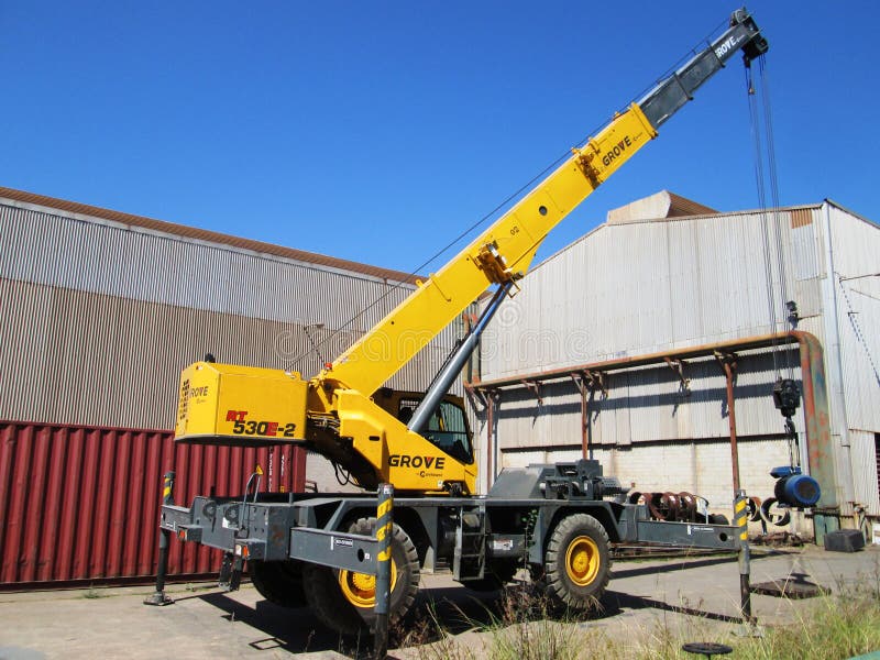 Machine Pour Les Charges De Levage, Grue Photo stock éditorial - Image ...