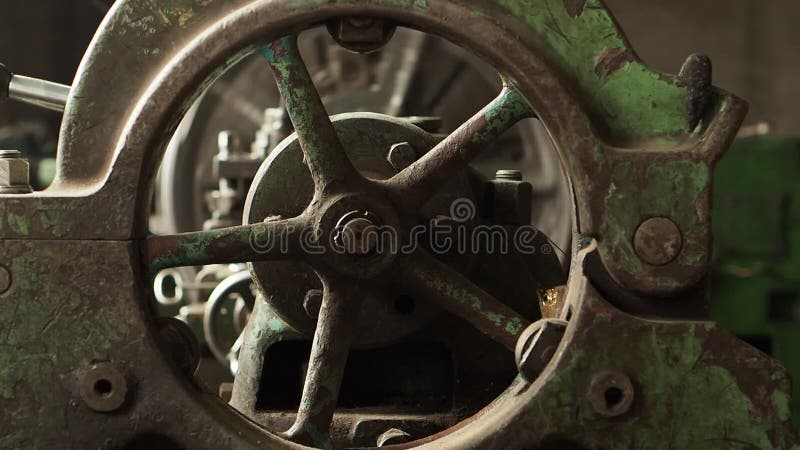 The Machine Processes a Detail. Stock Video - Video of front ...
