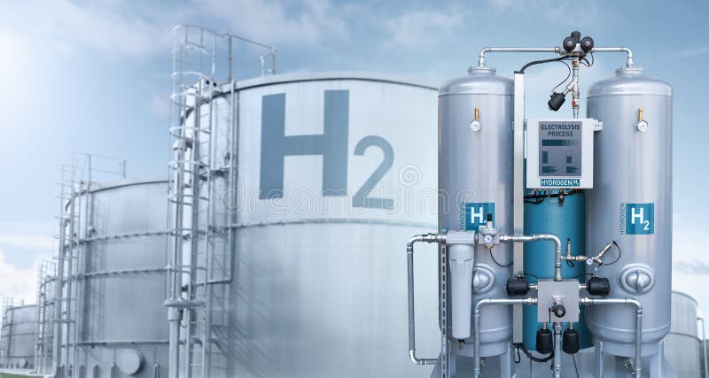 Machine for the Production of Hydrogen Stock Photo - Image of hydrogen ...