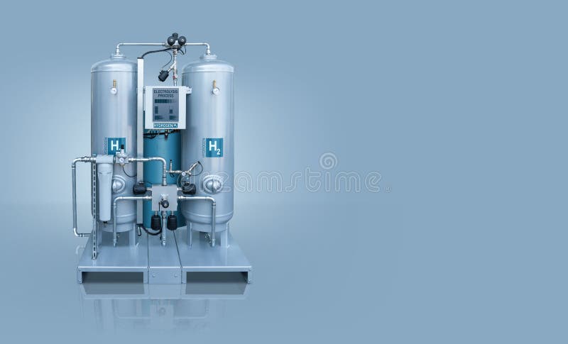 Machine for the Production of Hydrogen Stock Photo - Image of ...