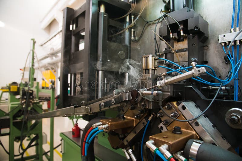 Machine in production stock image. Image of mechanical - 227975137