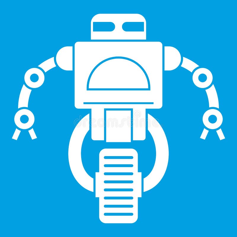 Machine Robot Icons Set Hexagon Stock Vector - Illustration of humanoid ...