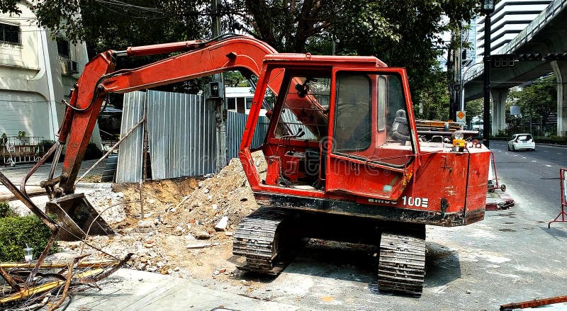 The machine is running stock image. Image of equipment - 73421733