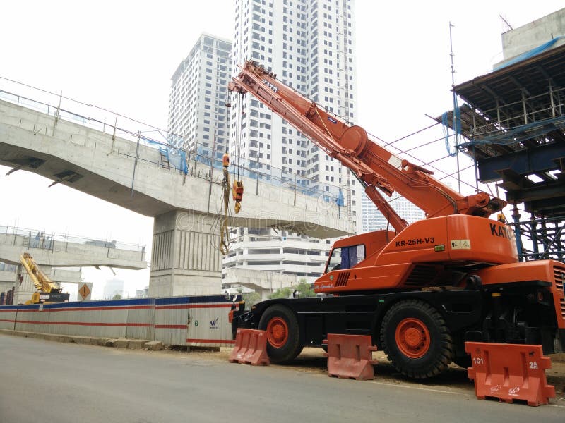 The Machine is Running the Highway Construction Editorial Stock Image ...