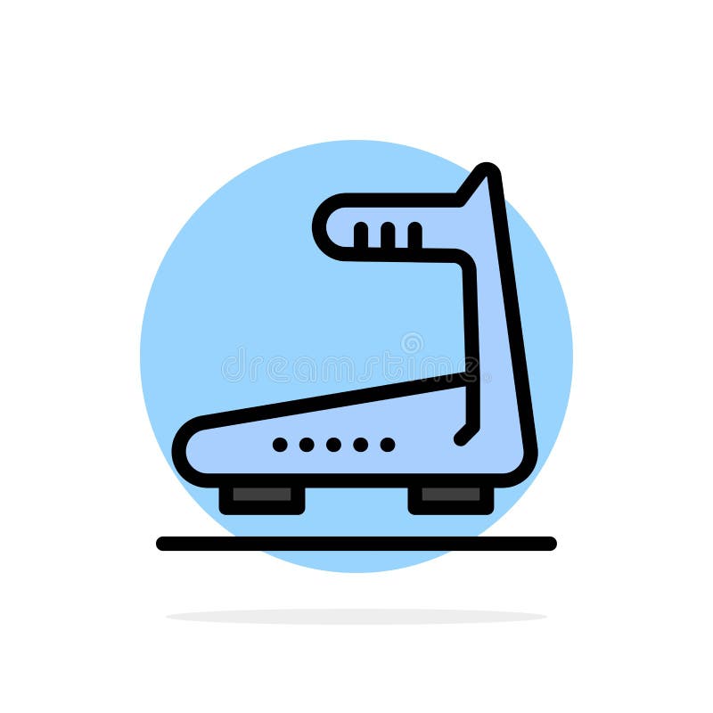 Machine, Running, Track, Treadmill Abstract Circle Background Flat ...