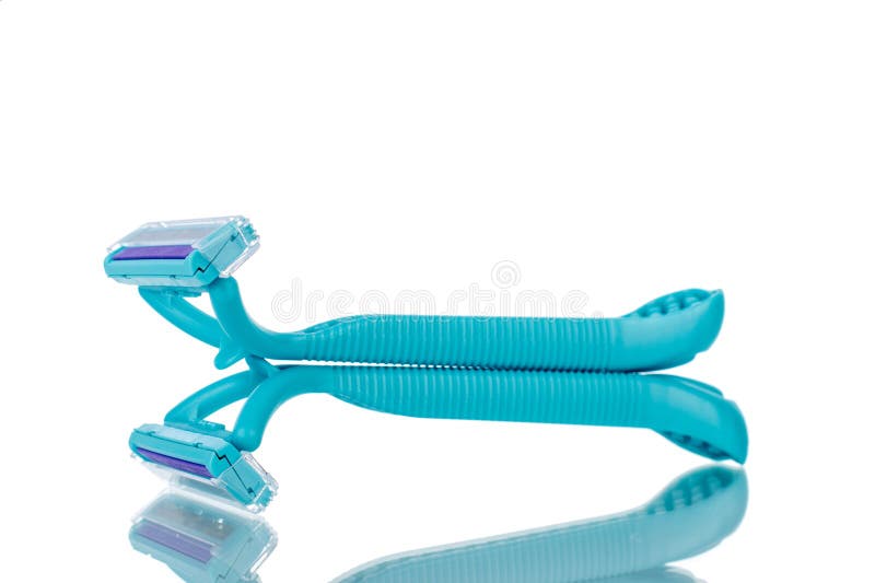 One Shaving Machine for the Body, Close-up, Isolated on White. Stock ...