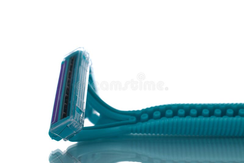 One Shaving Machine for the Body, Close-up, Isolated on White. Stock ...