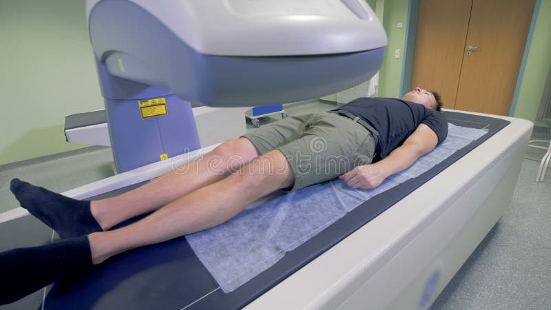 Machine Scanning a Patient, Close Up. Stock Video - Video of modern ...