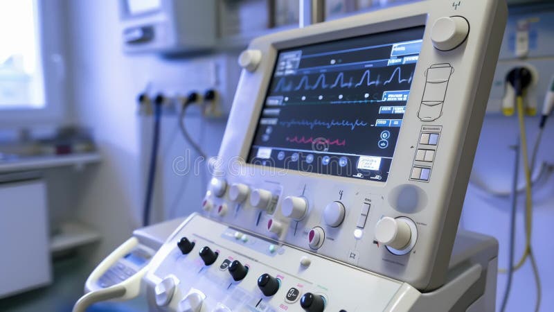 A Machine with a Screen and Various Buttons Used for Performing ...