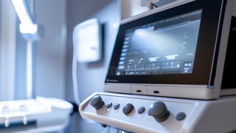 A Machine with a Screen and Various Buttons Used for Performing ...