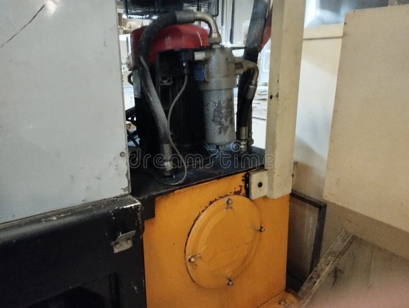 A Machine Setting in an Old Factory Stock Image - Image of factory ...