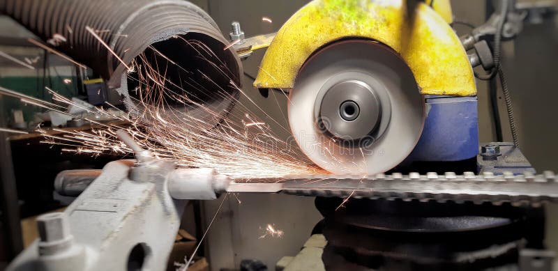 Steel stock photo. Image of machine, knife, thread, cutter - 143379470