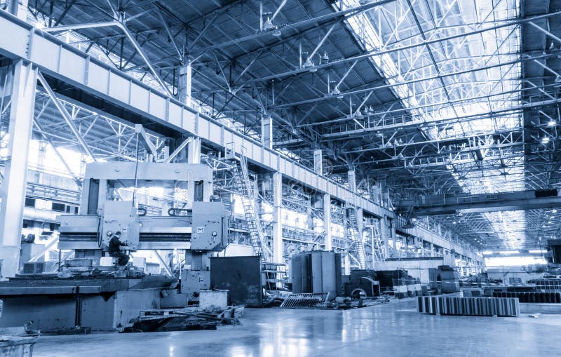 Machine shop stock photo. Image of conveyor, production - 26321712