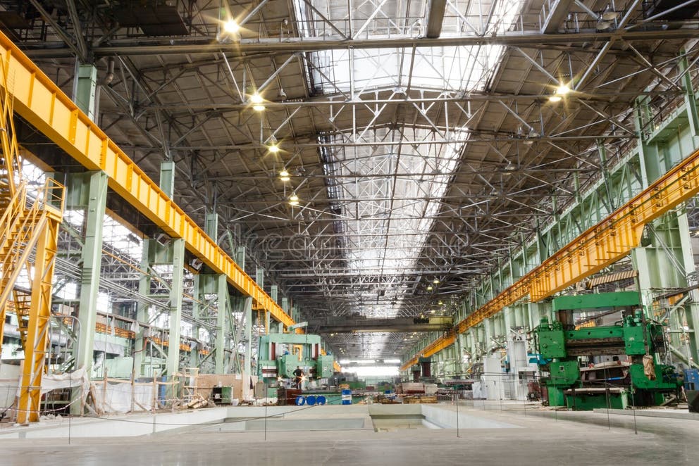 Machine shop stock photo. Image of iron, manufacturing - 26321714