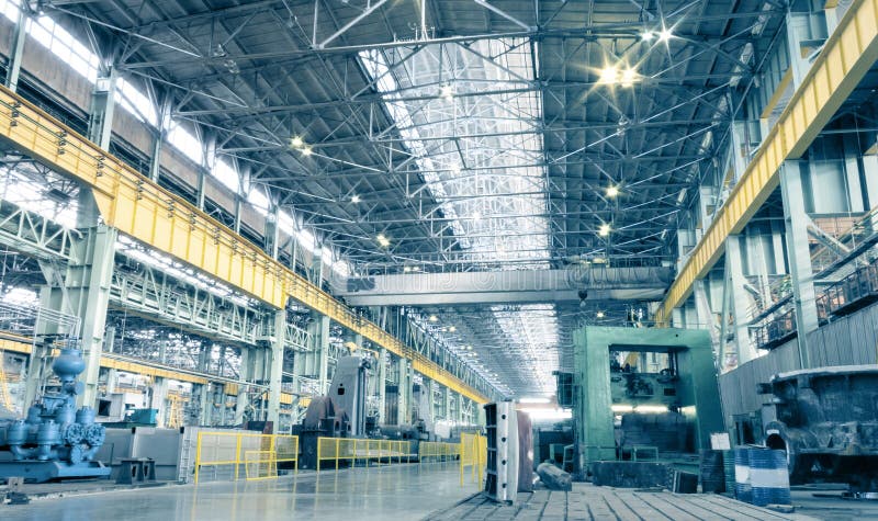 Machine shop interior stock photo. Image of iron, equipment - 30751724
