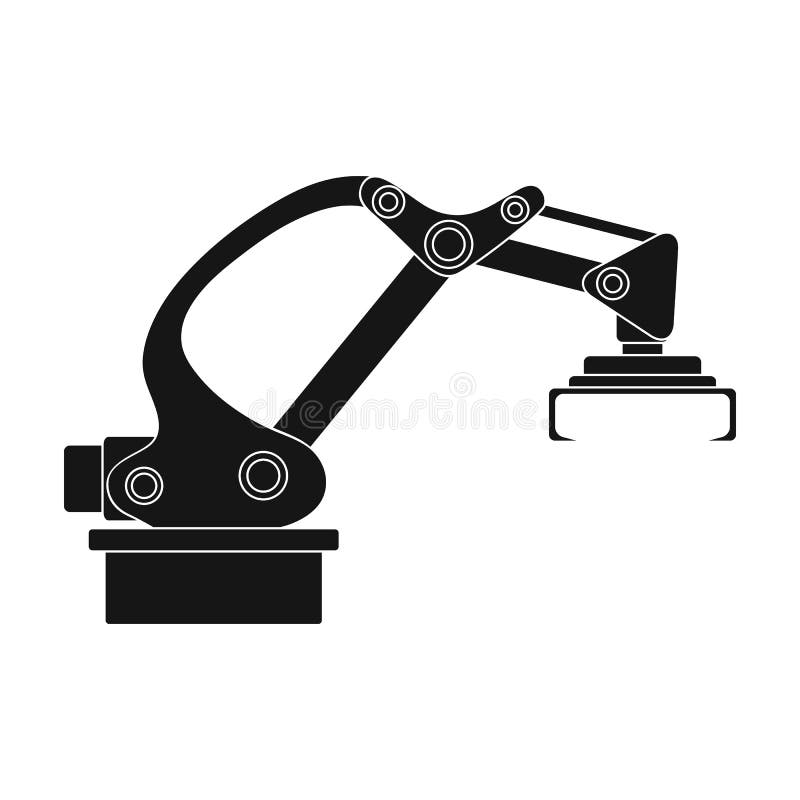 Machine, Single Icon in Black Style.Machine, Vector Symbol Stock ...