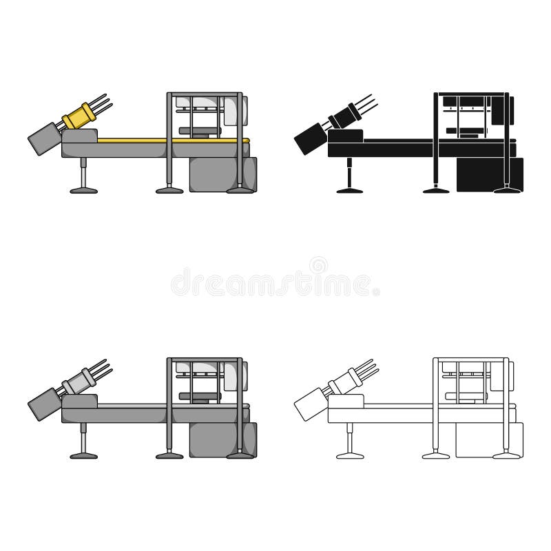 Machine, Single Icon in Cartoon Style.Machine, Vector Symbol Stock ...