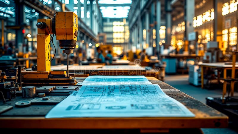 A Machine that is Sitting on Top of a Table Stock Image - Image of ...