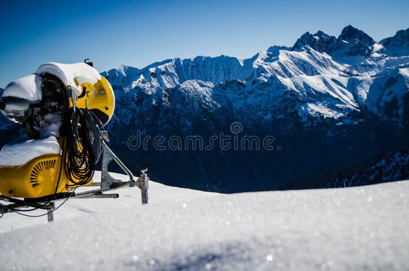 Machine On Snowy Mountain Picture. Image: 109911575