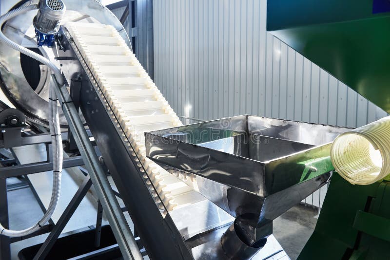 Grain Sorting Machine on the Factory Stock Image - Image of rural, seed ...